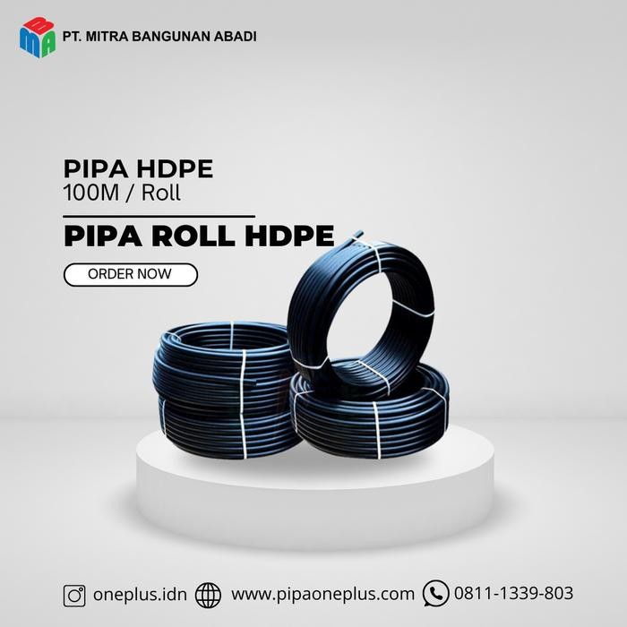 Jual Selang Pipa HDPE 100 meter/roll 20mm - 90mm PN 10 SDR 17 INOAC ...