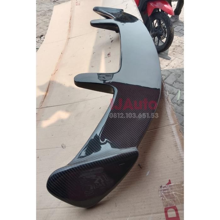 Jual PREMIUM wing spoiler mazda cx3/cx5/cx30 mazda 2 mazda 3 HB carbon ...