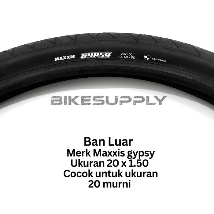 Jual Ban Luar Sepeda Merk Maxxis Gypsy Ukuran 20 x 1.50 Cocok Untuk ...