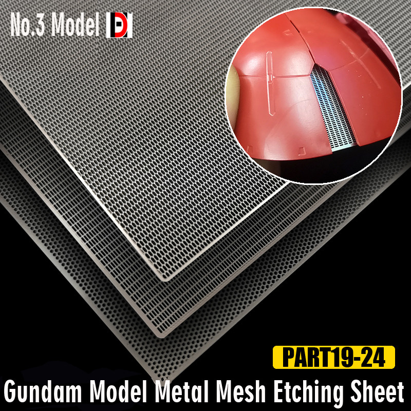 Jual Mecha Model Metal Mesh Etching Sheet Modelling Upgrade Kits Hobby ...