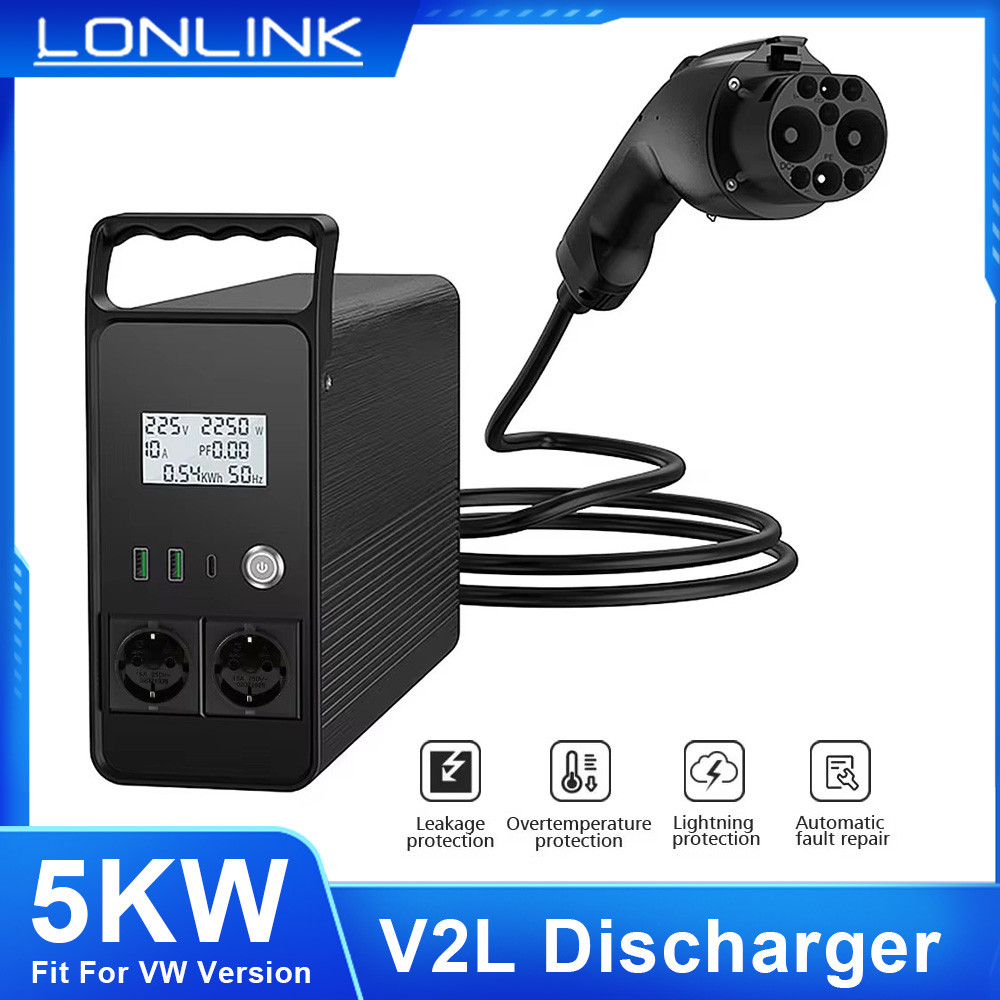 Jual LONLINK New Energy Vehicle Discharger 5KW V2L V2H GBT For Home ...