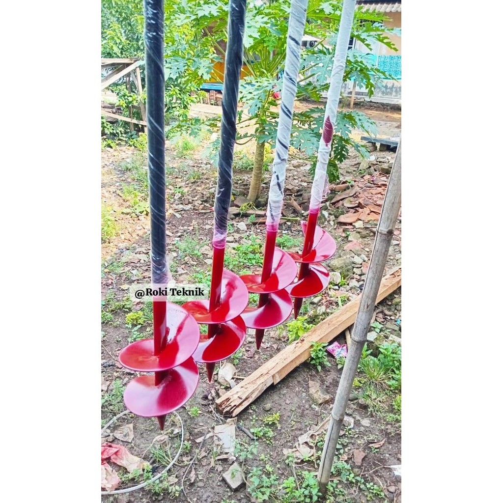 Jual Alat Pelubang Tanah Bor Biop Spiral / Bor Penggali Tanah Sumur ...
