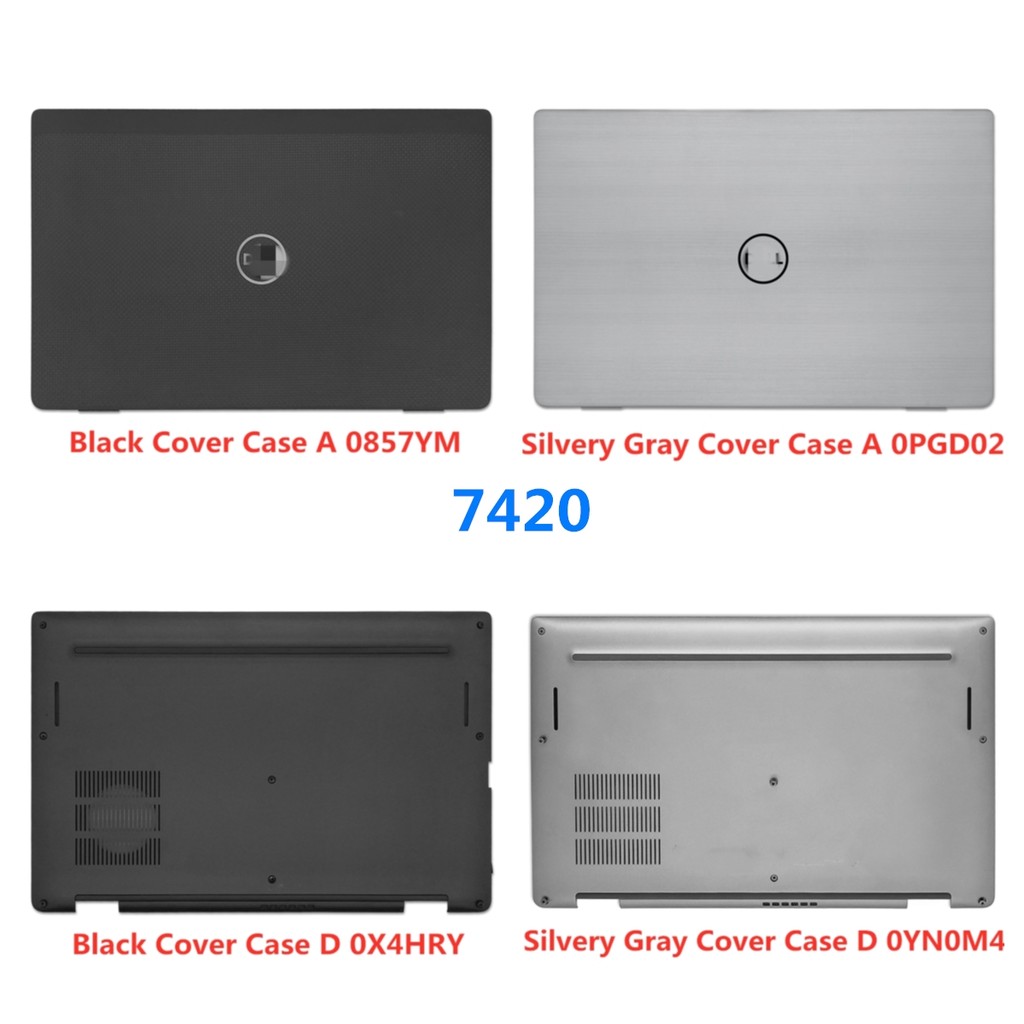 Jual New Laptop For Dell Latitude 7420 Back Cover Top Case/Front Bezel ...
