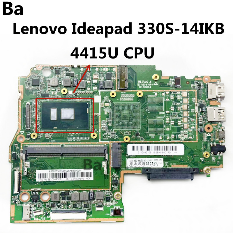 Jual For Lenovo Ideapad 330S-14IKB Laptop Motherboard With 4415U CPU ...