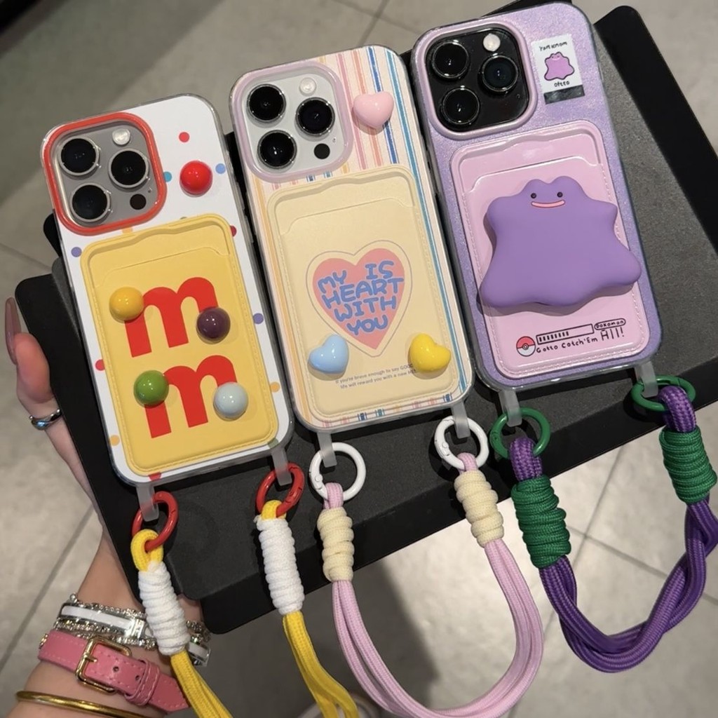 Jual Card Holder Lucu Tali Anti Jamur Case Hp Redmi A5 13C Note 14 Pro Plus 5G 14C 11 Pro 10S 9C ...