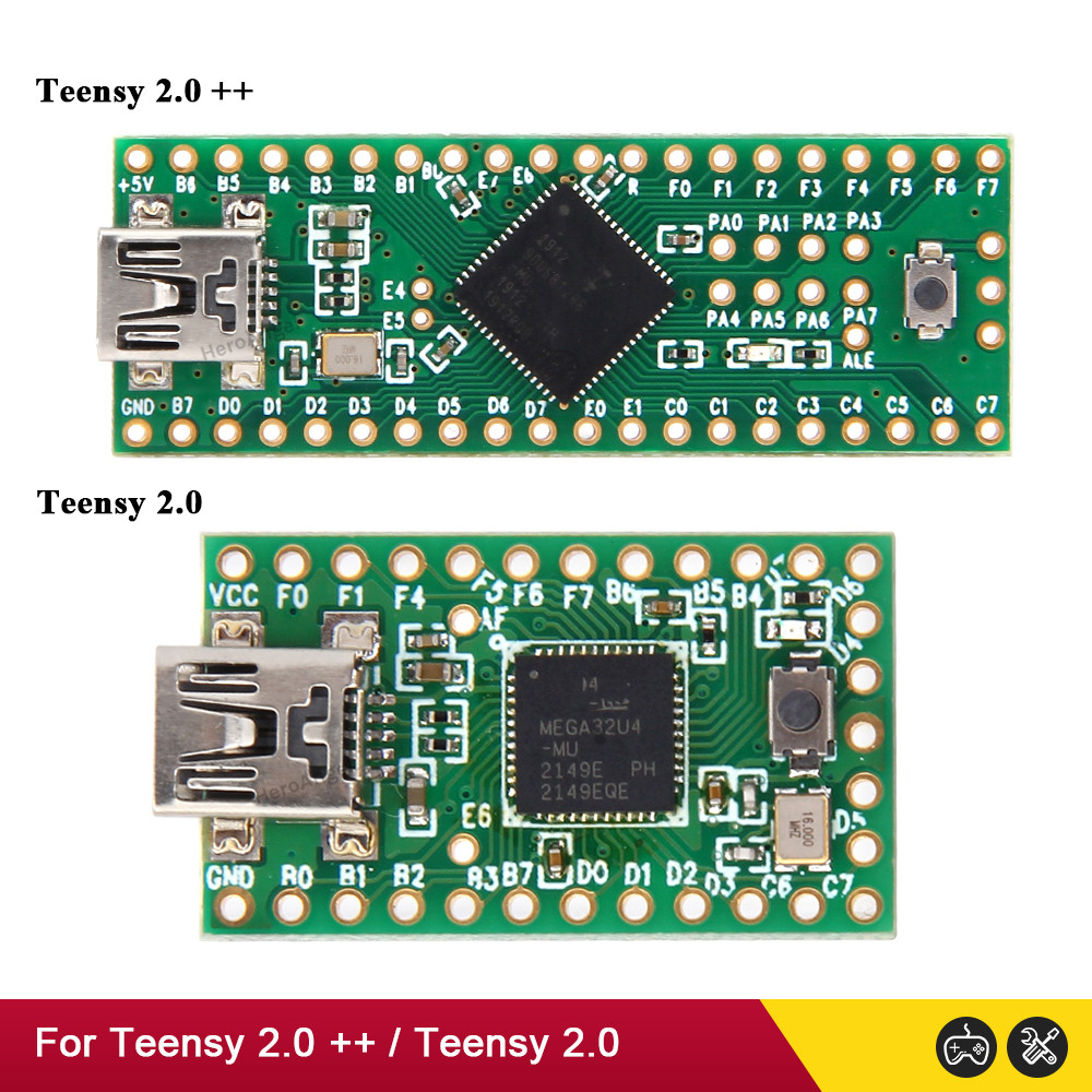 Jual NEW Teensy 2.0++ USB AVR Development Board ISP U Disk Keyboard Mouse Experimental Board ...