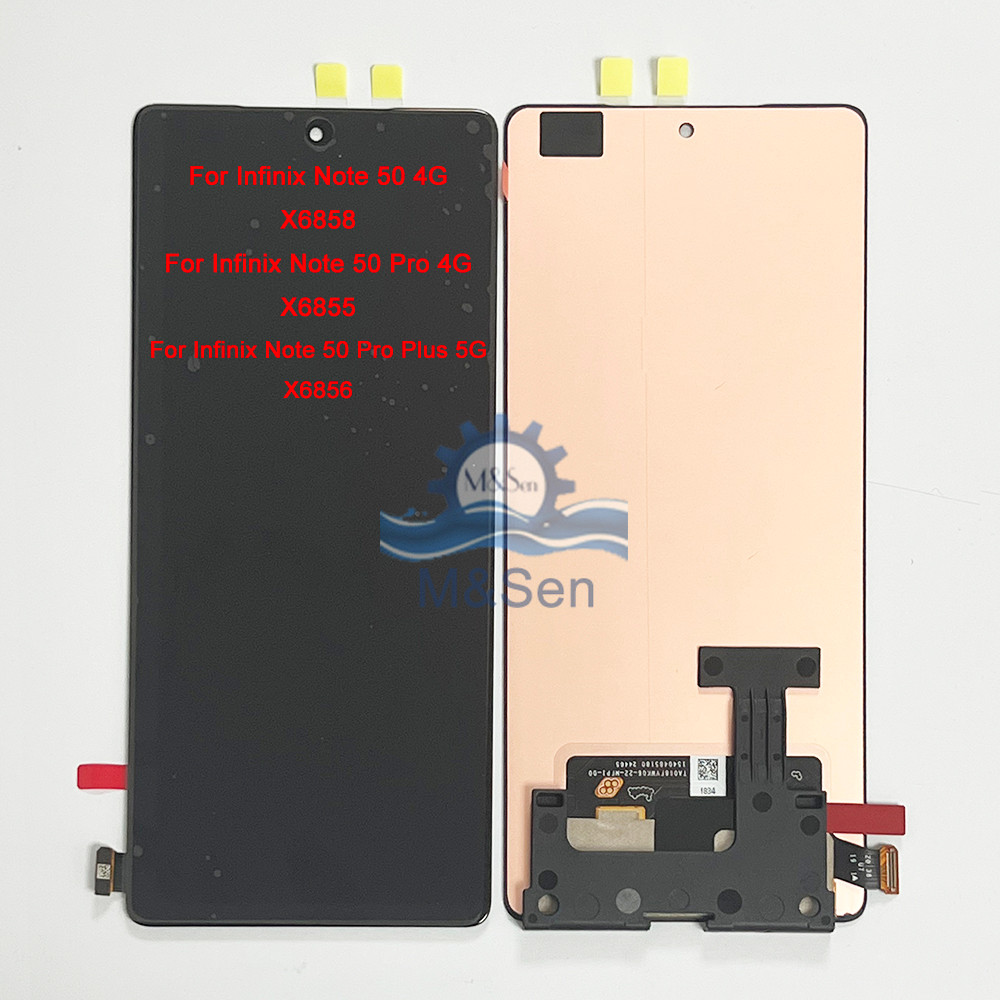 Jual Original AMOLED 6.78" For Infinix Note 50 4G X6858 LCD Note 50 Pro ...