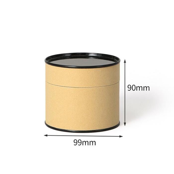 Jual Fashion Multiple Sizes Packaging Boxes Kraft Paper Crafts Round ...