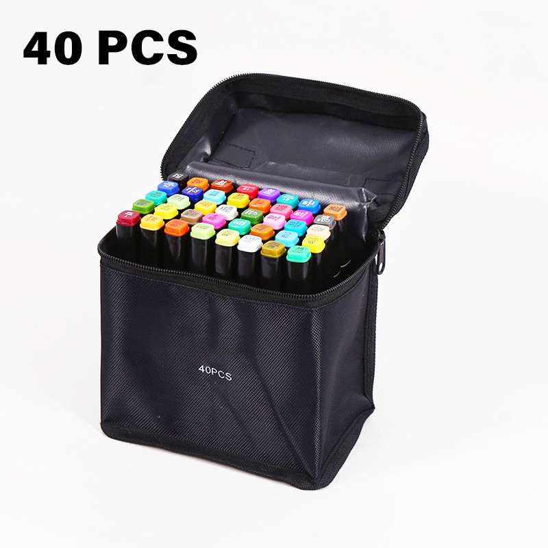 Jual Spidol Dual Side Art Marker Set 40 Warna | Shopee Indonesia