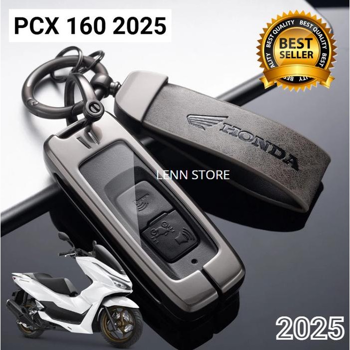 Jual Cover Sarung Kunci Remote Kulit Logam HONDA PCX 160 2025 2026 ...