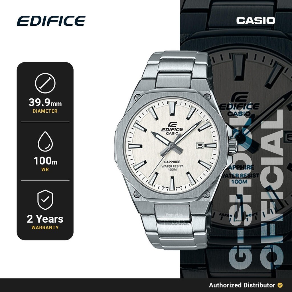 Jual Jam Tangan Analog Pria Edifice EFR-S108D-7AVUDF Original Stainless ...