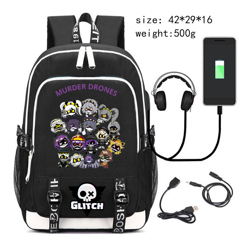 Jual New Murder Drones Backpack For Student Boys Fashion Trend Backpack ...