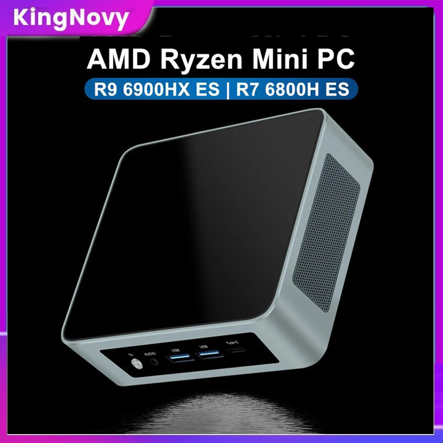 Jual Kingnovy Gamer Mini PC AMD Ryzen 9 6900HX R7 6800H ES 2xDDR5 2xLAN ...