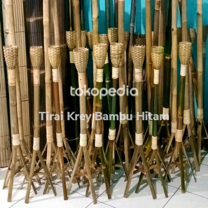 Jual obor bambu 1.5 Meter Pakai Kaki (sumbu+botol) | Shopee Indonesia