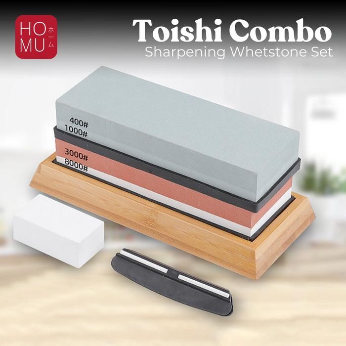 Jual (Expert) HOMU TOISHI COMBO 6 pcs Set Pengasah Pisau Whetstone ...