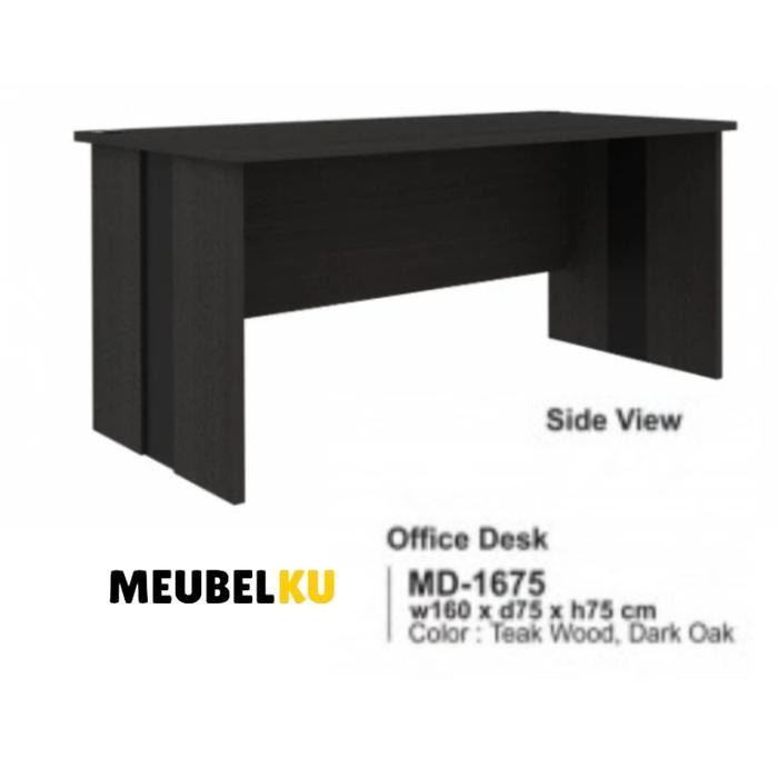 Jual Meja Kantor 160 Meja Direktur Meja Bos Meja Kerja 160 Cm Md 1675 ...