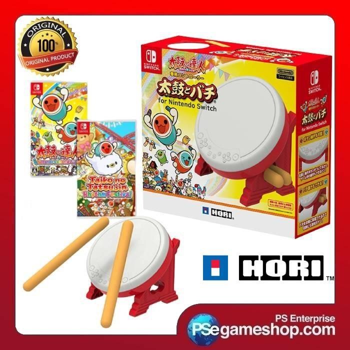 Jual Switch HORI Taiko Drum Controller + Game Taiko | Shopee Indonesia