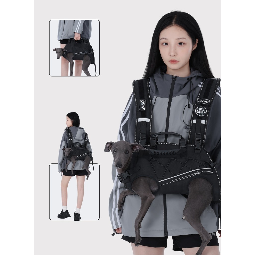 Jual Dog Lift Harness Full Body Dog Backpack Harness Emergency Backpack ...