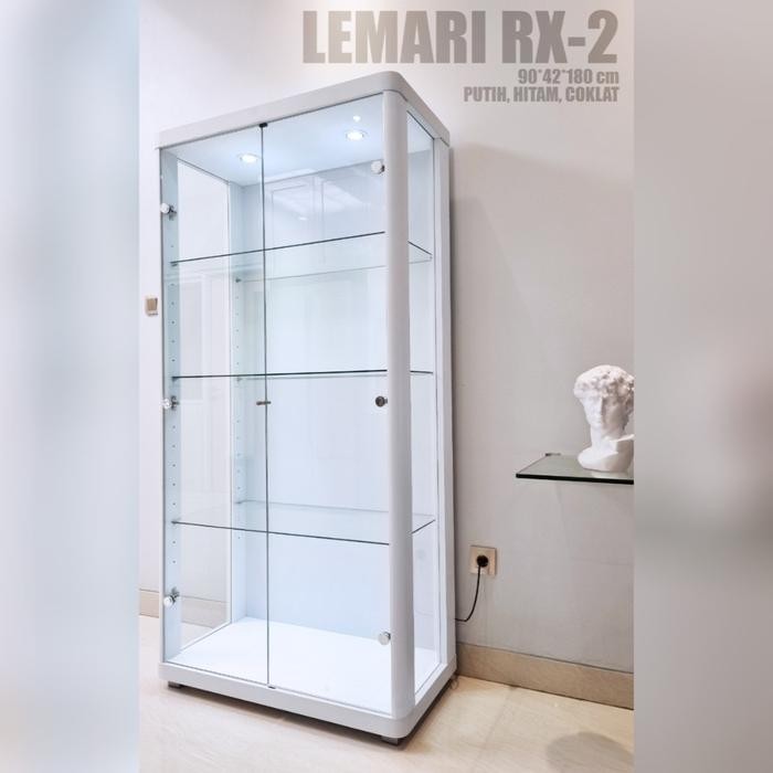 Jual Best Seller Lemari Pajang Kaca Rx2 Putih Lego Hot Toys Ready Stock ...