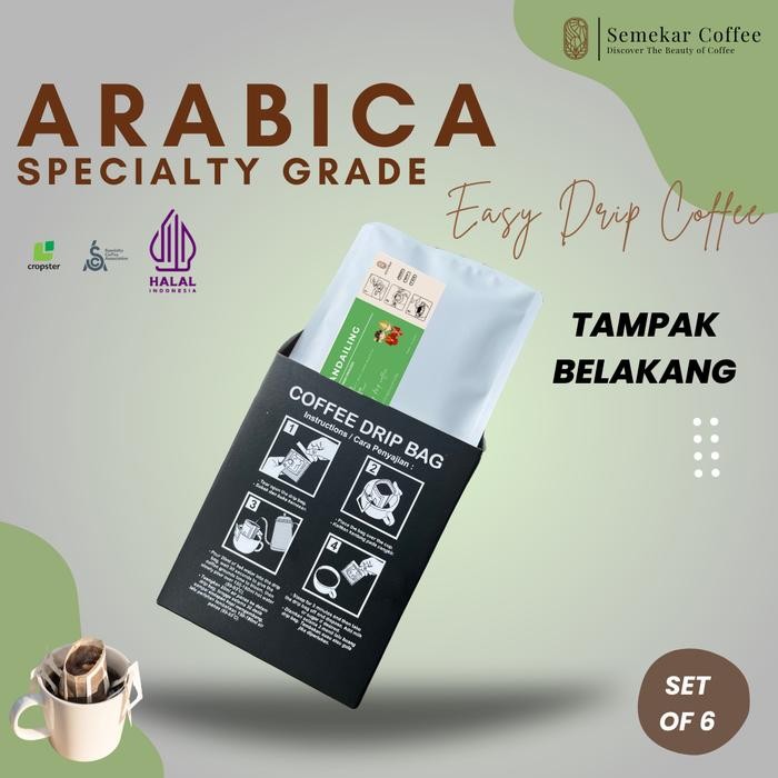 Jual Ready- Kopi Drip Bag Bali Kintamani Arabica Specialty Coffee Grade ...