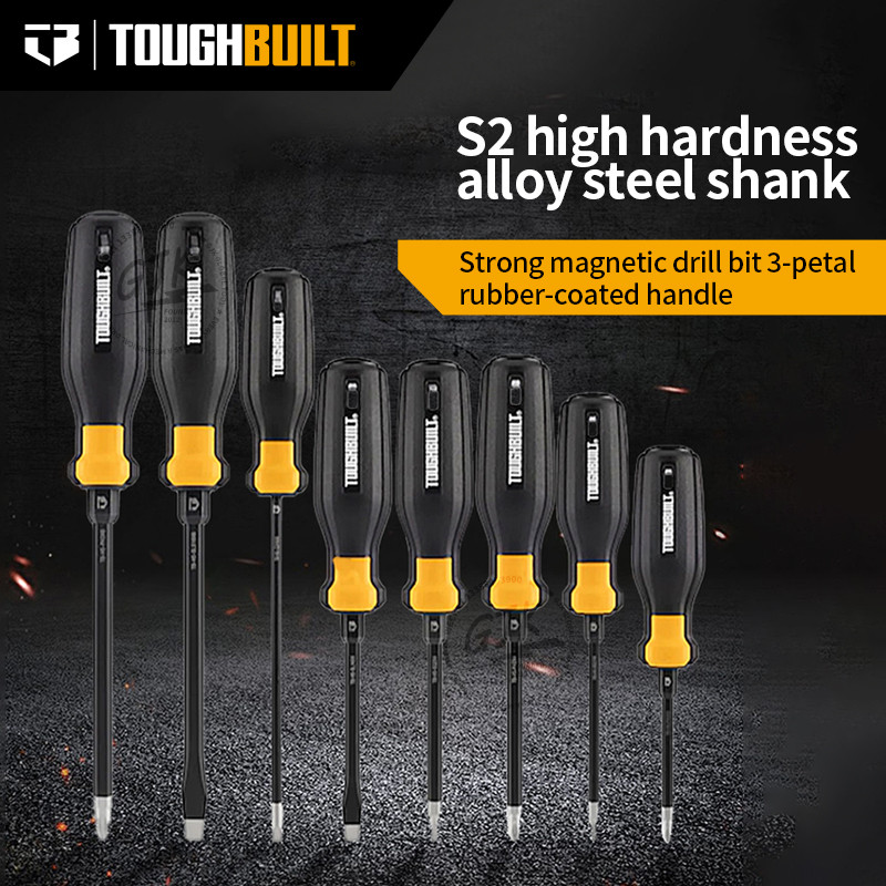 Jual ToughBuilt 8 pc. Pro Screwdriver Set - TB-H5S8-A | Shopee Indonesia