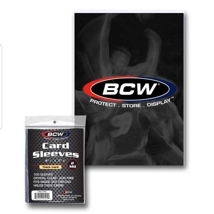 Jual BCW THICK CARD SLEEVES (ISI 100 PCS) | Shopee Indonesia
