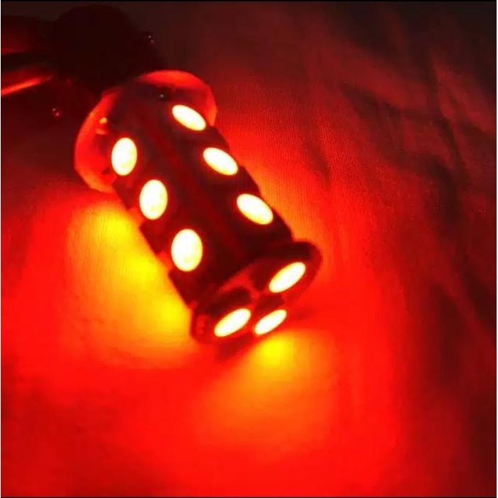 Jual Lampu REM LED Bayonet 18 titik Strobo/Kedip | Shopee Indonesia