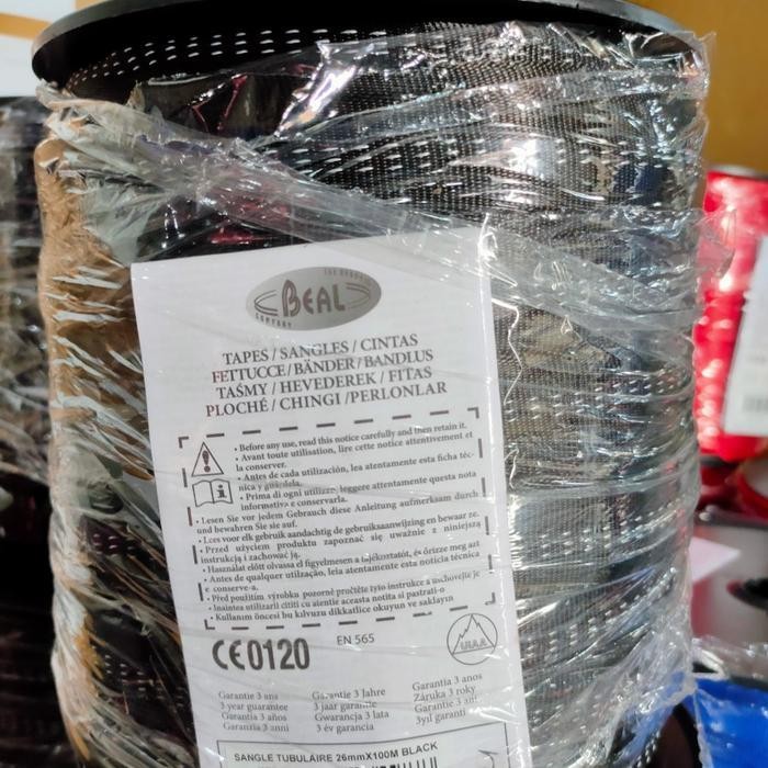 Jual Cuci Gudang BEAL WEBBING TUBULAR 26MM X 100 METER | Shopee Indonesia