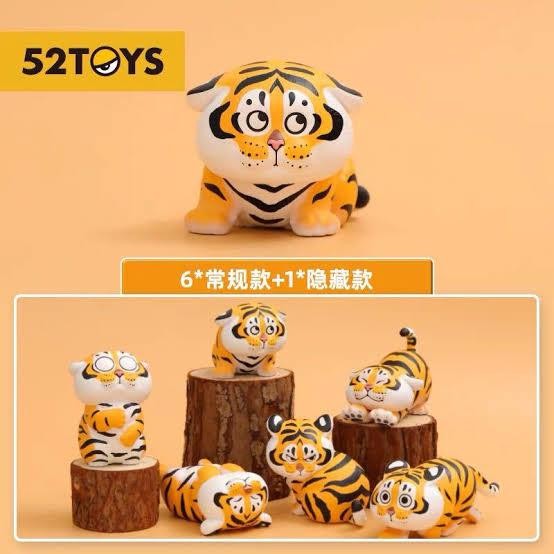 Jual 52TOYS - Panghu Fat Tiger Daily Life Series blind box | Shopee ...