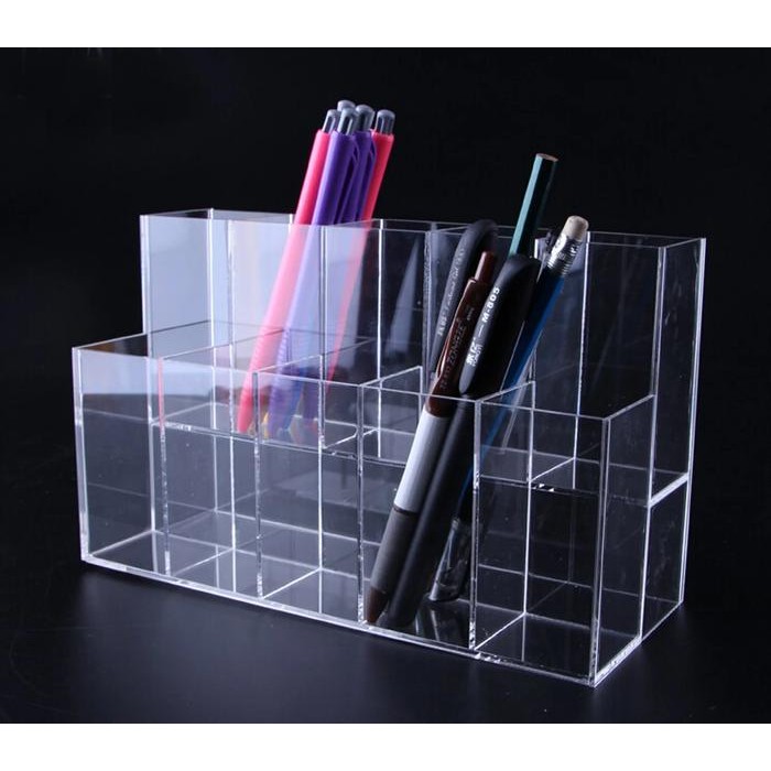 Jual ORIGINAL organizer pulpen Akrilik Rak Pensil Acrylic Display Stand ...