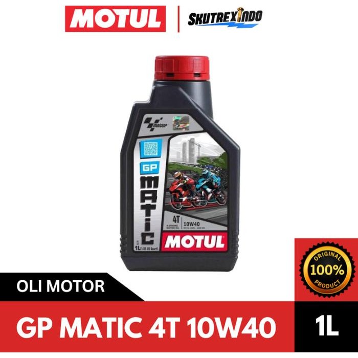 Jual OLI MESIN MOTUL GP SERIES 10W40 1L GP MATIC VESPA MATIC | Shopee ...