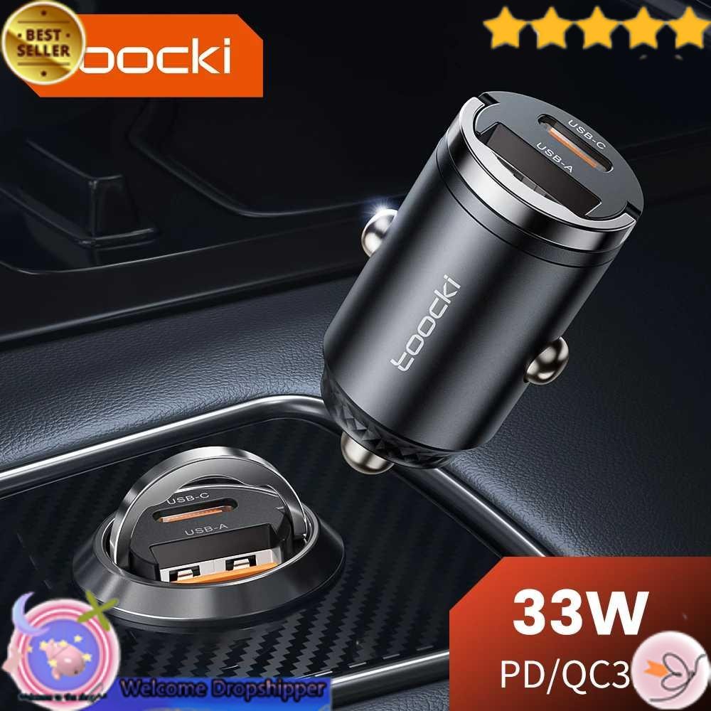 Jual Yourfavproduct Toocki Car Charger Mobil Fast Charging PD QC 3.0 ...