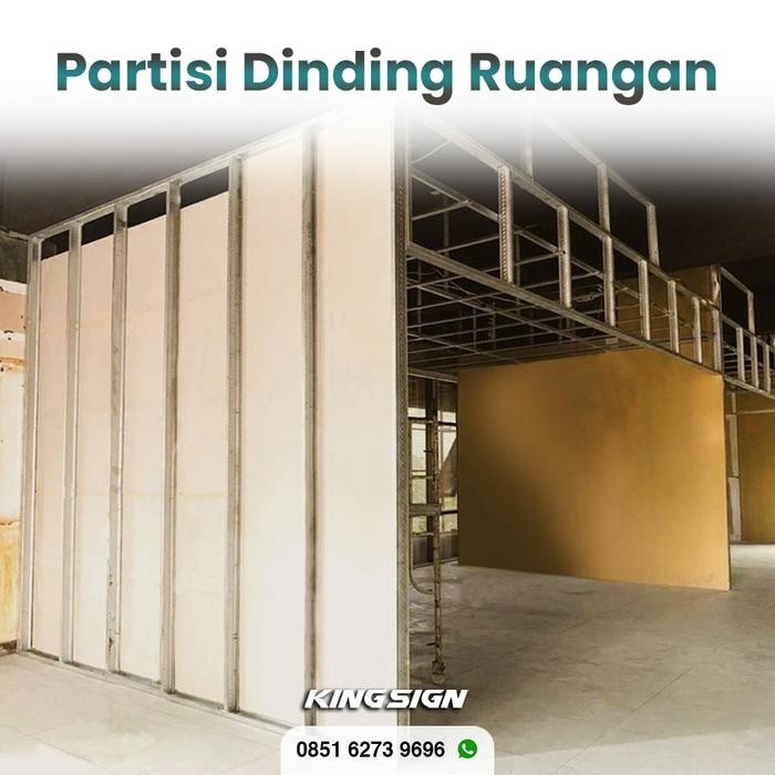 Jual NX634 Partisi Dinding Gypsum GRC Rangka Kantor Ruangan Kantor ...