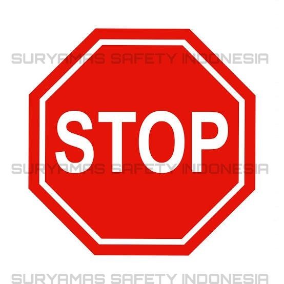 Jual Rambu Stop 60 Cm Segi 8/Rambu Lalu Lintas | Shopee Indonesia