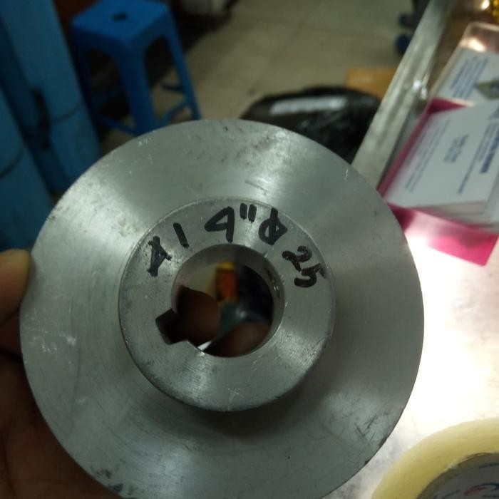 Jual pulley pully A1 4" inch as 25 mm puli alumunium * | Shopee Indonesia