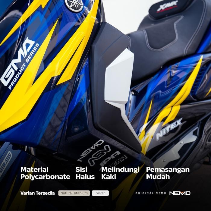 Jual NEMO Windshield Kaki 2 Warna New X-Max Connected | Shopee Indonesia
