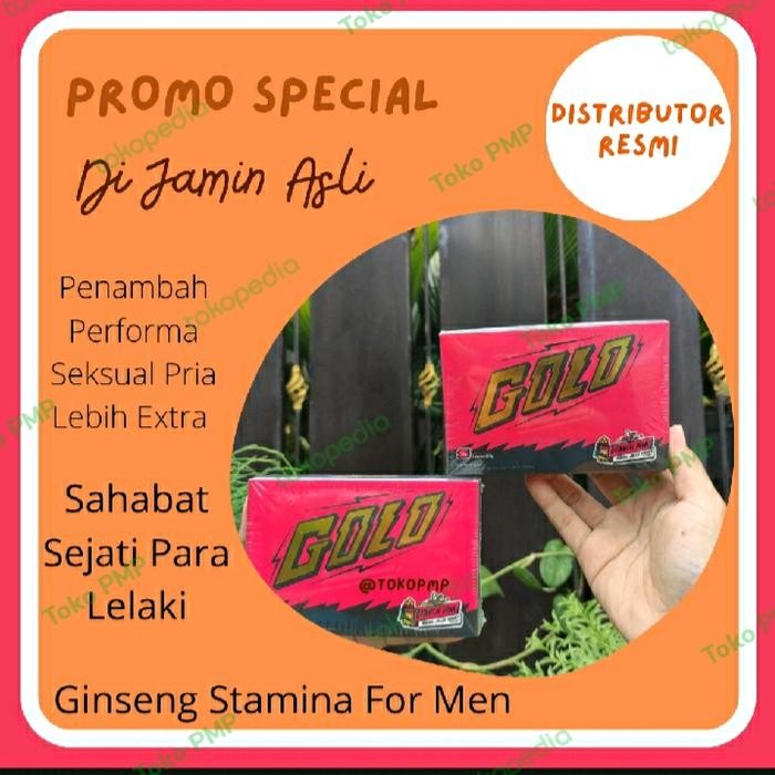 Jual Tersedia Suplemen Stamina Pria Golo Mister Golo Original Asli ...