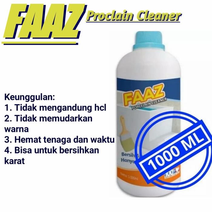 Jual FAAZ PEMBERSIH NODA KERAMIK BANDEL / PORCELAIN CLEANER SERBAGUNA ...