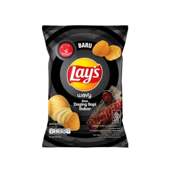 Jual LAYS WAVY BBQ 31 GR | Shopee Indonesia
