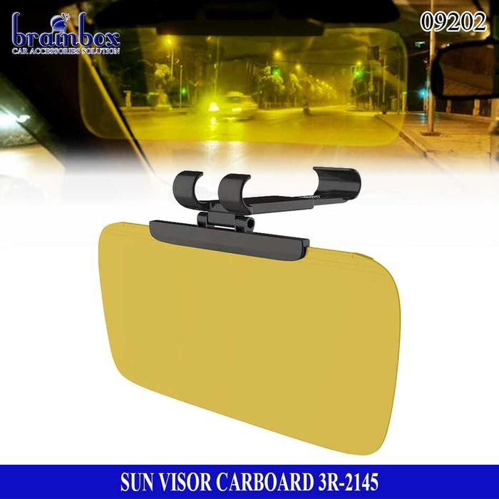 Jual Sun Visor Carboard Driving Anti Glaring Night Sun Visor Anti Silau ...