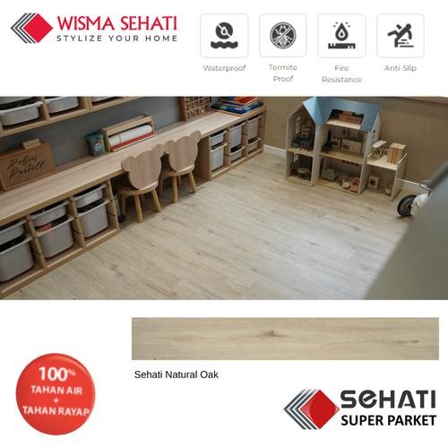 Jual Sehati Super Parket Premium Flooring Lantai Kayu / SPC / Vinyl ...