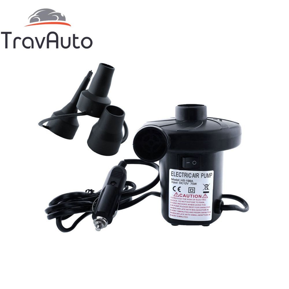 Jual IMPORT 12V 4800PA Electric Air Pump Potable Inflatable Compressor ...