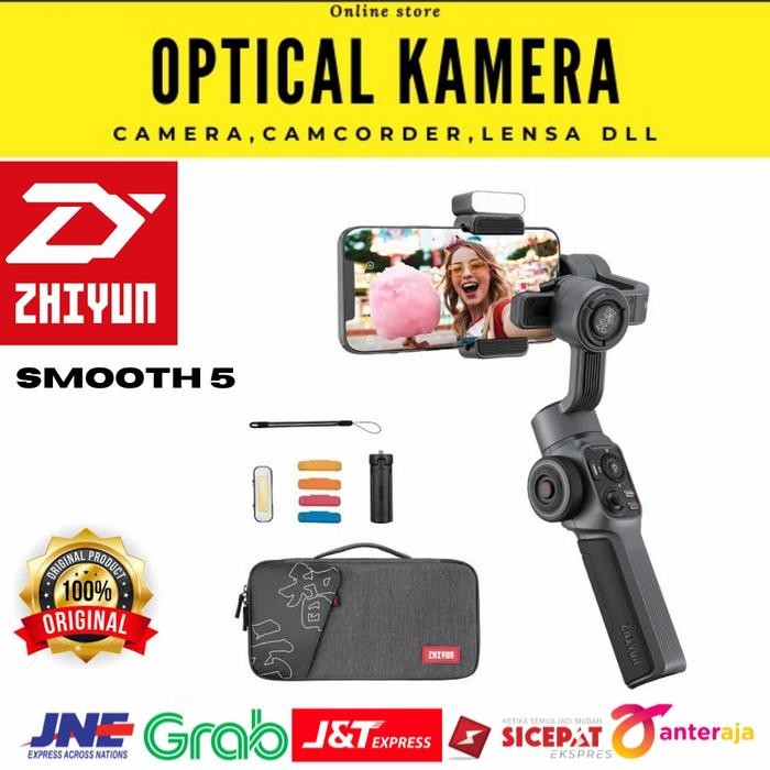Jual Zhiyun Smooth 5 Combo Gimbal Smartphone | Shopee Indonesia