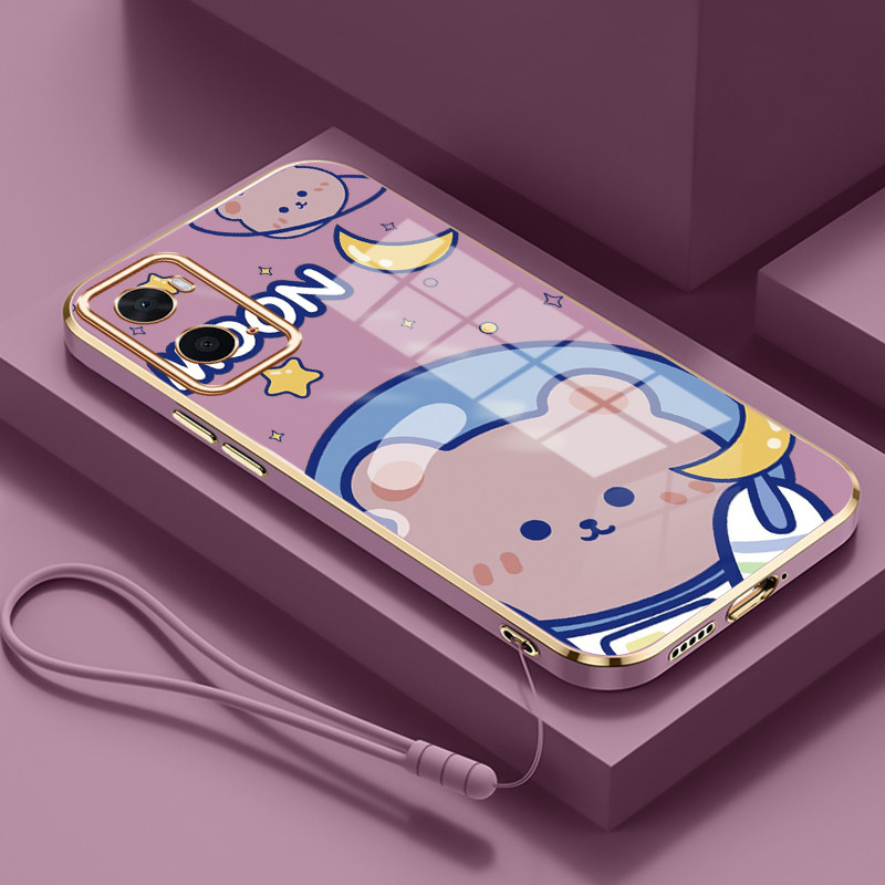 Jual Casing Untuk OPPO A36 A76 A96 Case Casing Astronot beruang kecil ...