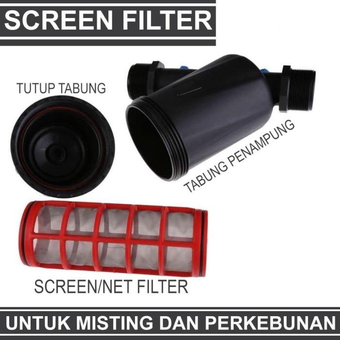 Jual Screen Filter mpa DC Misting Kabut Green House Hidronik 3/4 Inch ...