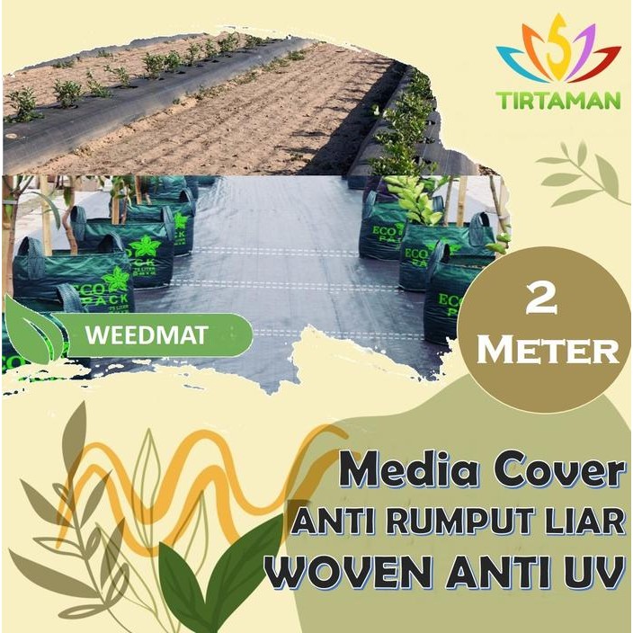 Jual weedmat roll 100 meter lebar 2 meter / terpal green house / terpal ...