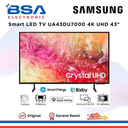 Jual SAMSUNG TV CRYSTAL UHD UA43DU7000 43" 4K Tizen OS SMART TV 43 Inch ...