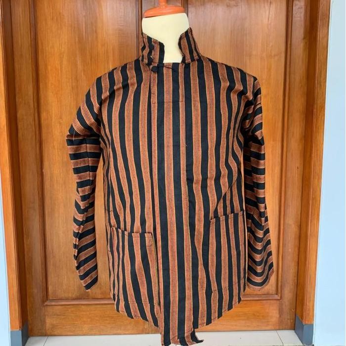 Jual lest Baju Surjan Lurik Pria Dewasa/Baju Adat Jawa Prias/ Baju ...