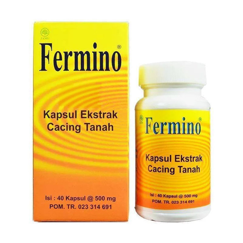 Jual Fermino Ekstrak Cacing Tanah Botol 30 Capsule | Shopee Indonesia