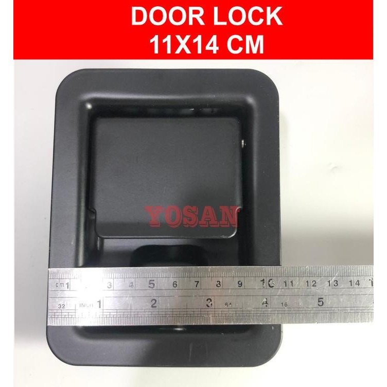 Jual DOOR LOCK / DOORLOCK HITAM BESI SEDANG GENSET PANEL 11X14 CM ...